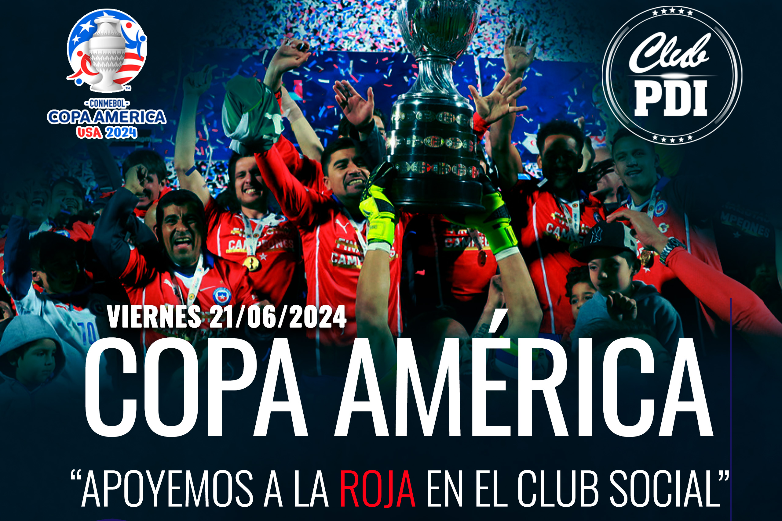 ¡El Club Social PDI se viste de fútbol para recibirte!: Vive el Partido ...