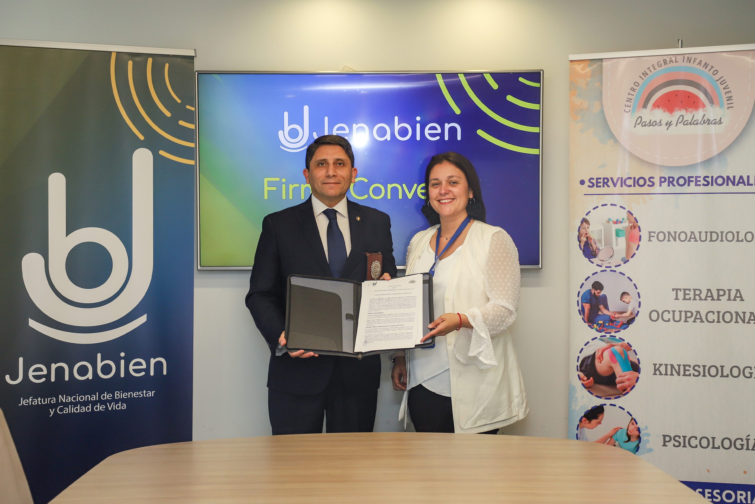 Jenabien firma un nuevo convenio con el centro integral infanto juvenil “pasos y palabras ...